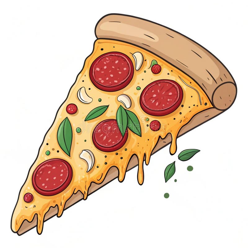Pizza Clipart Vector Design Illustration DESIGN VECTOR GRAPHICS Stock ...