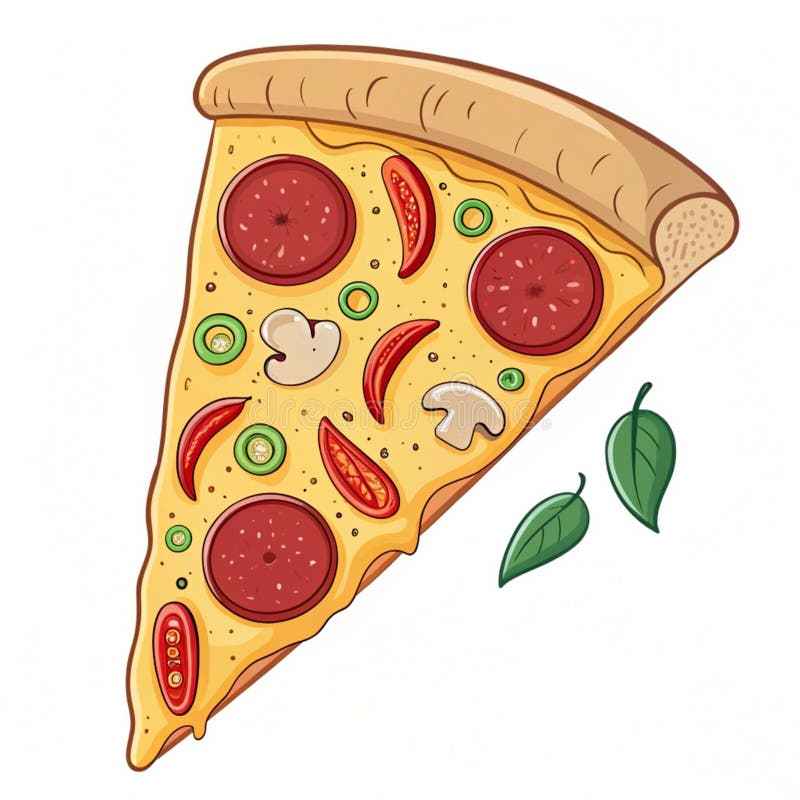 Pizza Clipart Vector Design Illustration DESIGN VECTOR GRAPHICS Stock ...