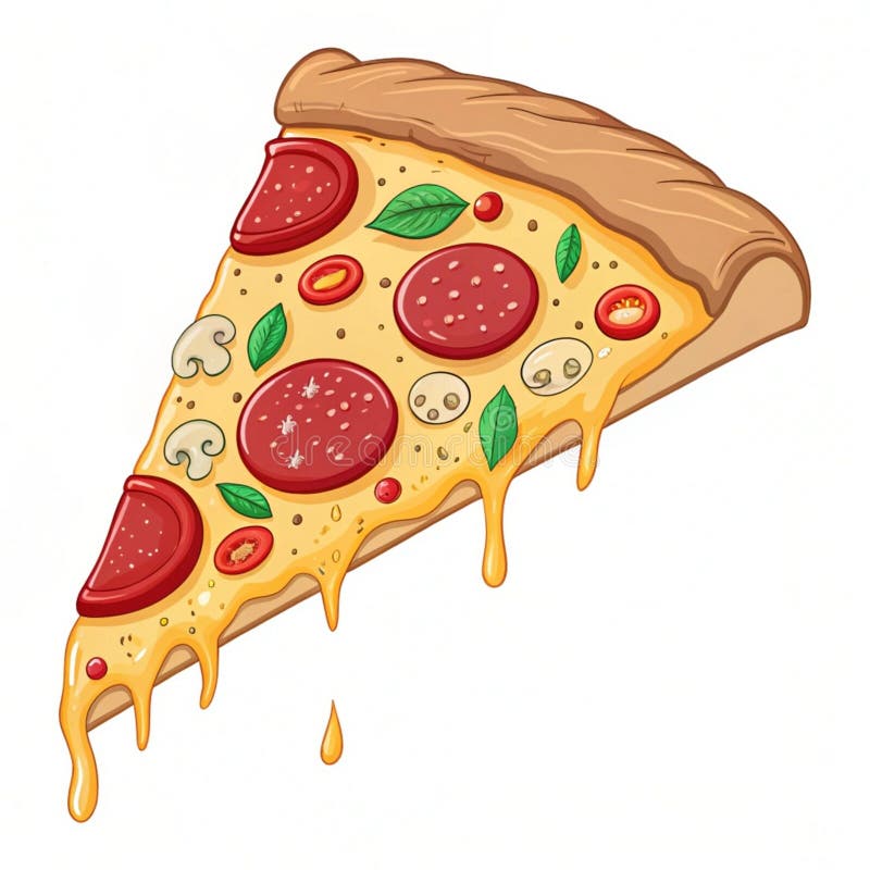 Pizza Clipart Vector Design Illustration DESIGN VECTOR GRAPHICS Stock ...