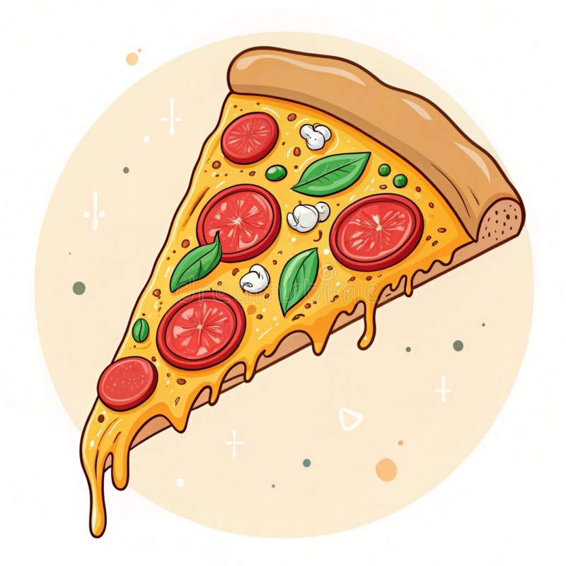 Pizza Clipart Vector Design Illustration DESIGN VECTOR GRAPHICS Stock ...