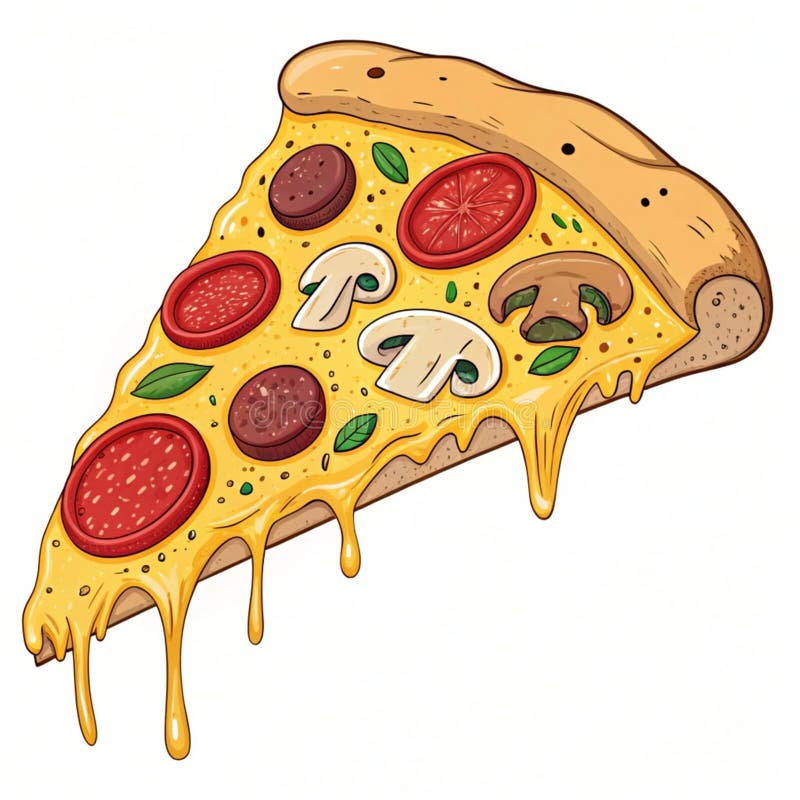 Pizza Clipart Vector Design Illustration DESIGN VECTOR GRAPHICS Stock ...