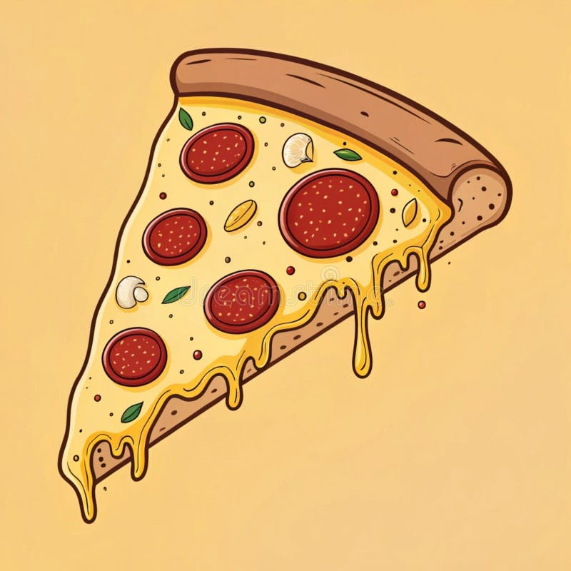 Pizza Clipart Vector Design Illustration DESIGN VECTOR GRAPHICS Stock ...