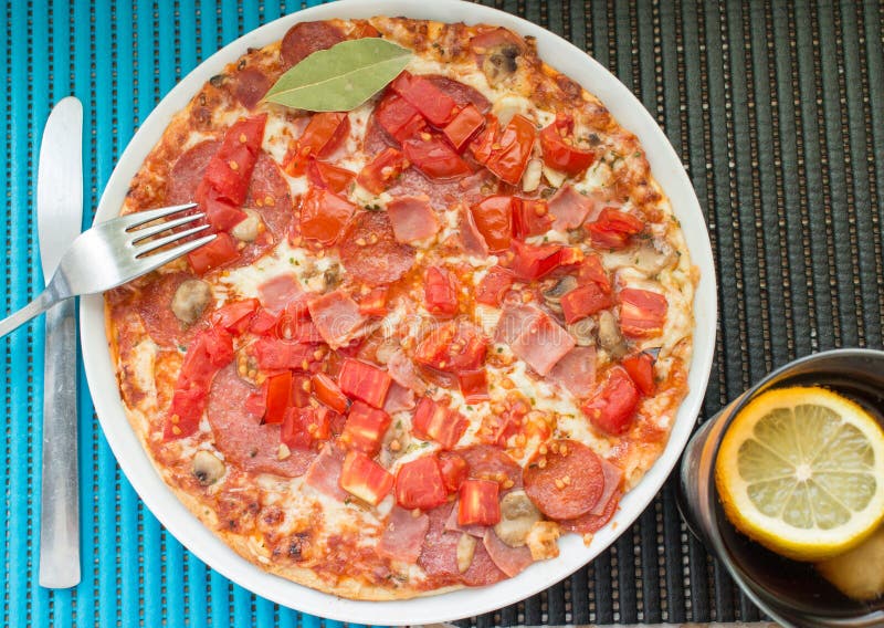 Cold Peperoni Pizza Stock Photos - Free & Royalty-Free Stock Photos ...