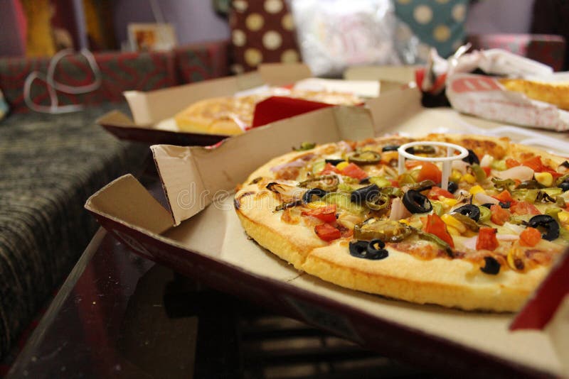 Pizza crazy stock photo. Image of obesity, restaurent - 65252086