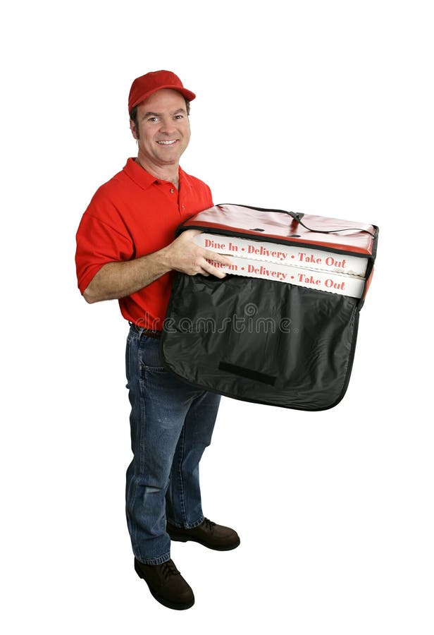 Delivery Man Full Body stock image. Image of happy, delivery - 11654471