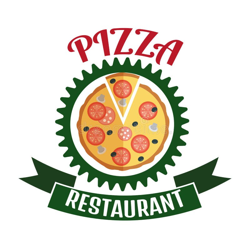 Pizza Delivery Logo. Fast Delivery Logo Stock Vector - Illustration of ...