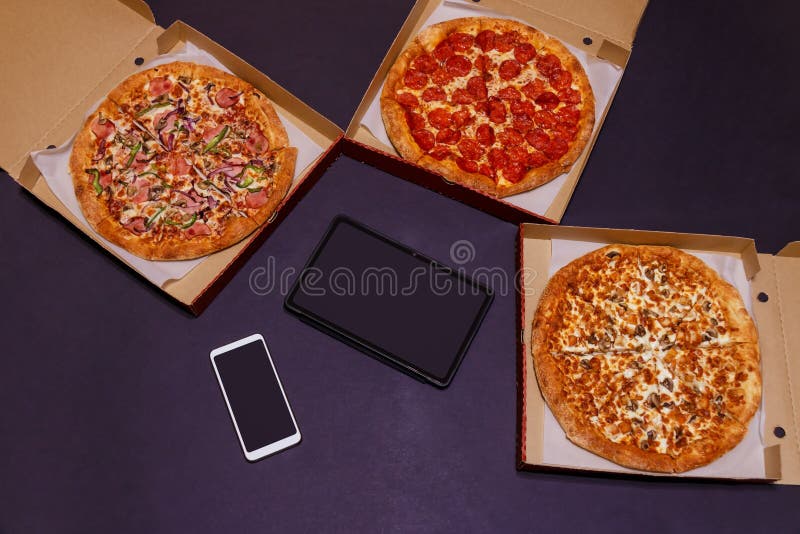 402 Top View Blank Pizza Box Stock Photos - Free & Royalty-Free Stock ...