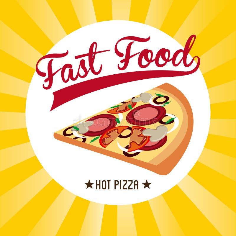 Pizza design stock vector. Illustration of symbol, italian - 45433331