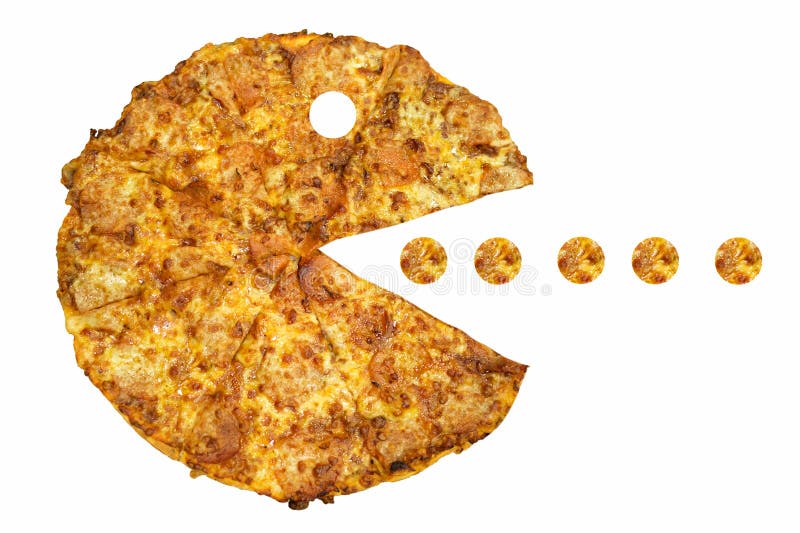 Pizza Eater stock photo. Image of eating, cook, cheese - 45956726