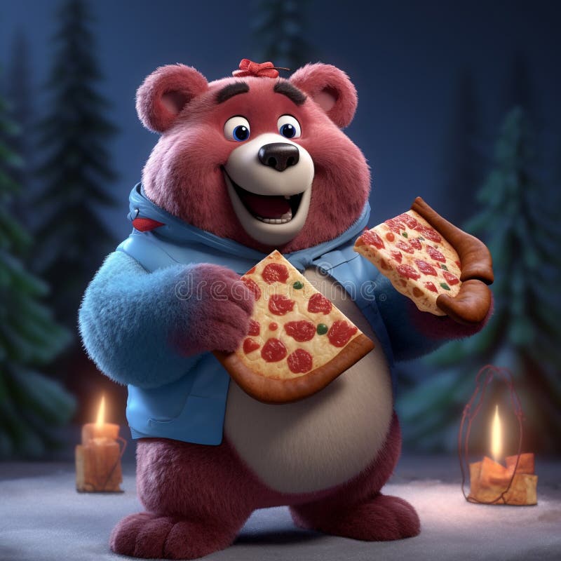 Pizza feast stock illustration. Illustration of exiting - 281951388