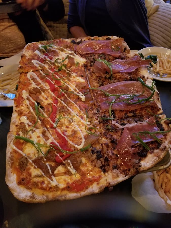 Pizza from figs stock photo. Image of dinner, figs, boston - 110494570