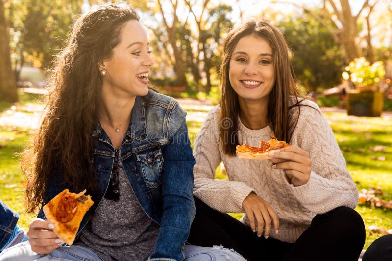 Pizza and Friends stock image. Image of happiness, pizza - 116524357
