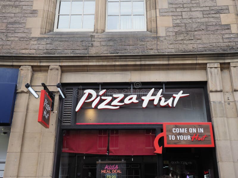 Pizza Hut Shopfront Sign in Inverness Editorial Photo - Image of ...