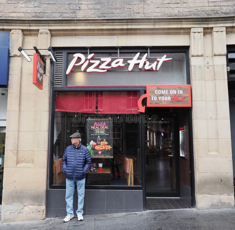 Pizza Hut Shopfront Sign in Inverness Editorial Photo - Image of ...