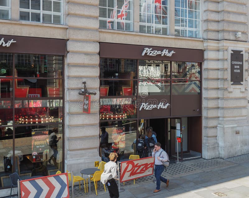 Pizza Hut Shopfront in London Editorial Photo - Image of england ...