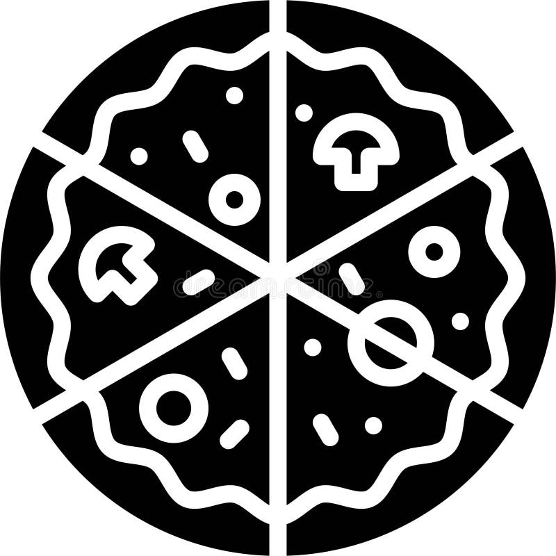 Pizza Icon, Bakery and Baking Related Vector Stock Vector ...