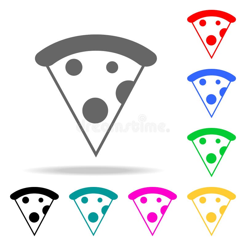 Pizza Icon. Elements in Multi Colored Icons for Mobile Concept and Web ...