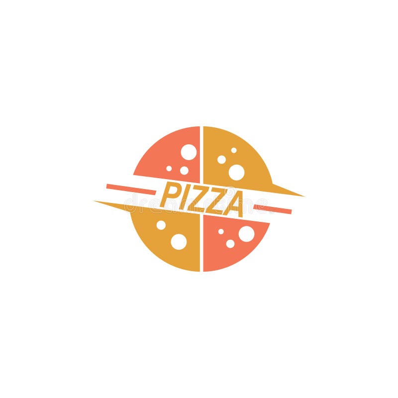 Pizza Icon Logo Design Vector Template Stock Vector - Illustration of ...