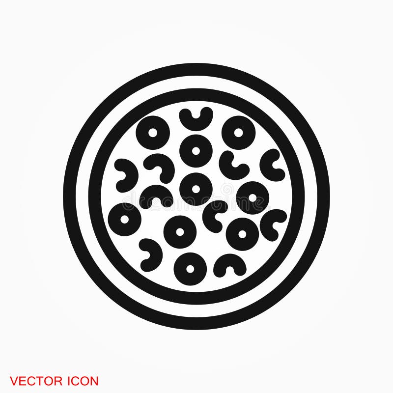 Pizza Icon Vector Sign Symbol for Design Stock Illustration ...