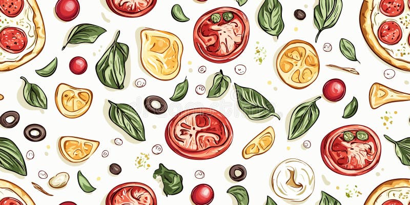 Pizza Restaurant Wallpaper Stock Illustrations – 4,959 Pizza Restaurant ...