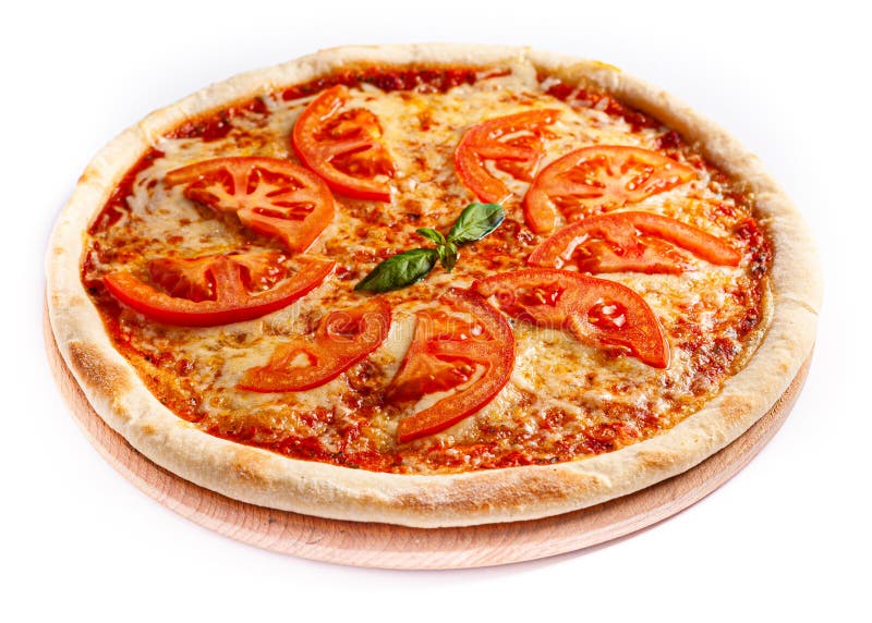 Pizza Isolate, Medium Size, Side View. Stock Photo of Pizza Stock Image ...