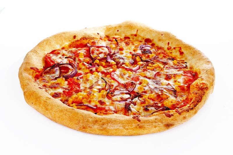 Pizza Italienne Margherita Margarita Avec La Tomate Et Le Fromage De