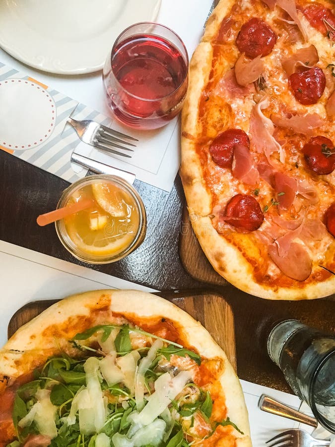 Restaurant and Fast Food Thin Line Icons Stock Vector - Illustration of ...