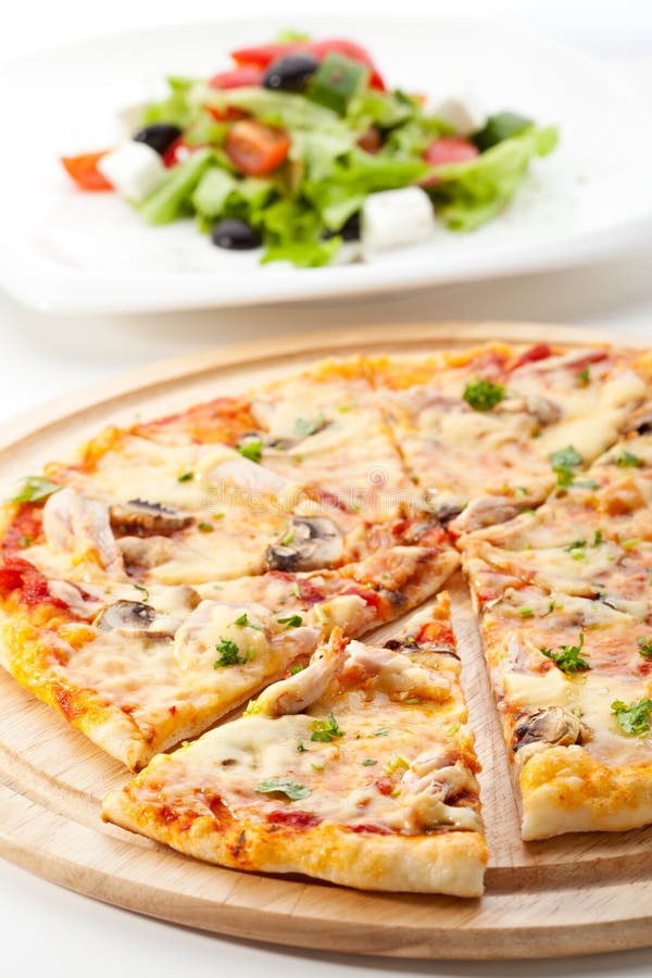 Pizza Lunch stock image. Image of fresh, italian, crust - 70845189
