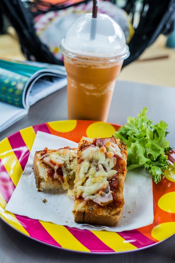 Pizza stock photo. Image of pizza, shop, cooking, herb - 59939554