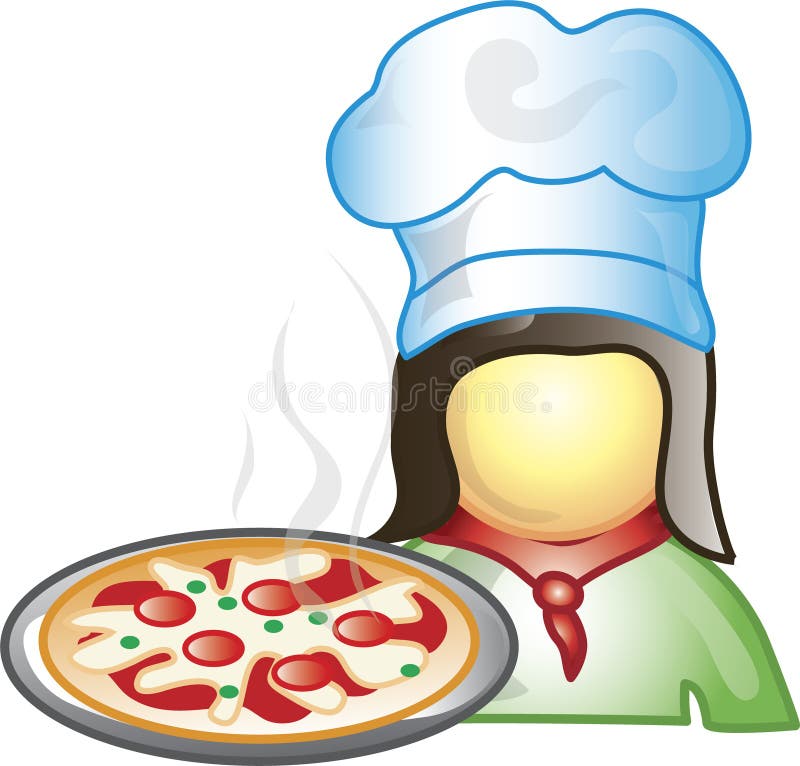 Pizza Maker Icon stock vector. Illustration of maker - 13918468