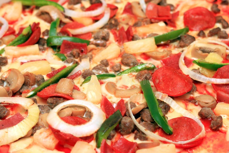 Pizza meal stock image. Image of food, meal, mozzarella - 7686945