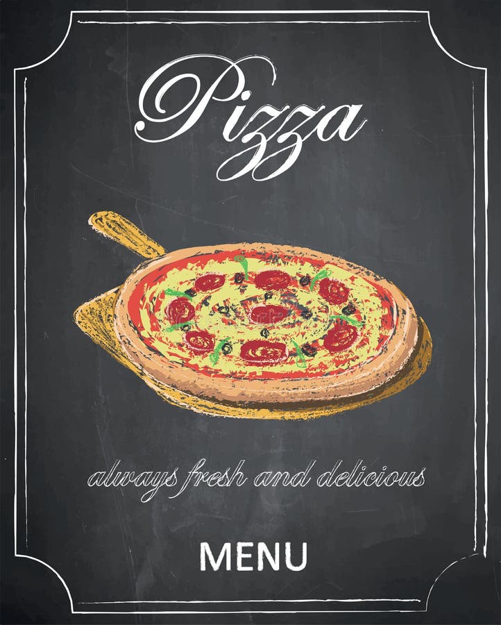 Pizza Menu Chalkboard Stock Illustrations – 3,172 Pizza Menu Chalkboard ...