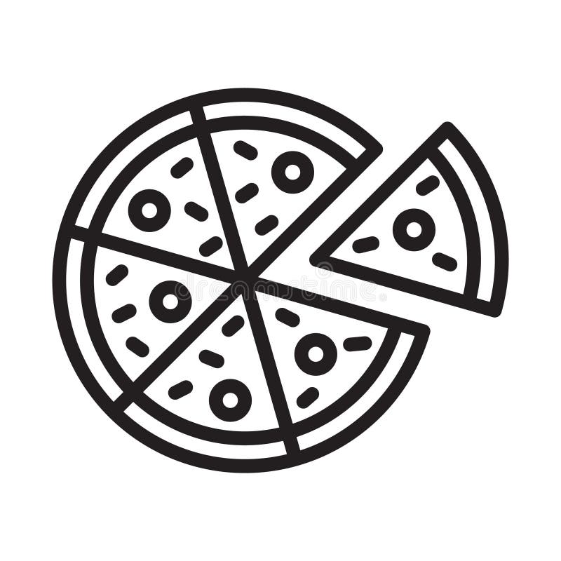 Pizza, Party, Food, Slice Fully Editable Vector Icons Stock ...