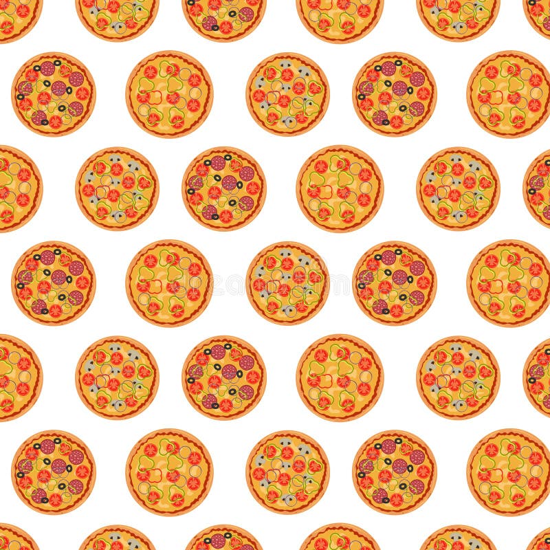 Pizza Pattern Stock Illustrations – 15,314 Pizza Pattern Stock ...