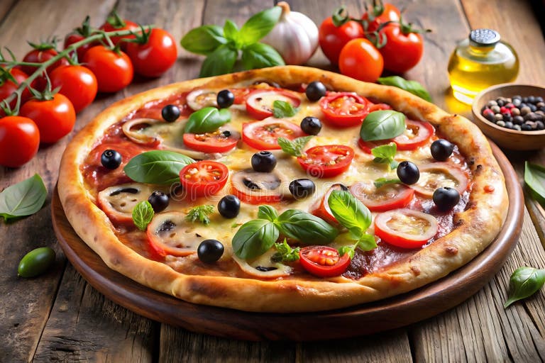 Testy Pepperoni Pizza Stock Illustrations – 20 Testy Pepperoni Pizza ...