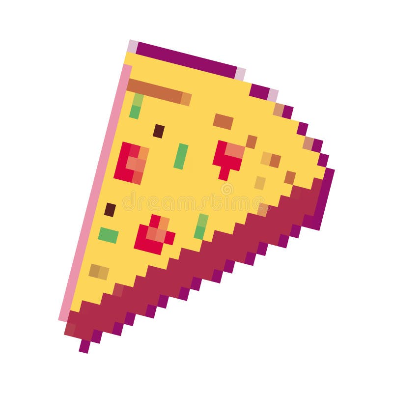 Papas Fritas Pixeladas Planas Ilustración del Vector - Ilustración de ...