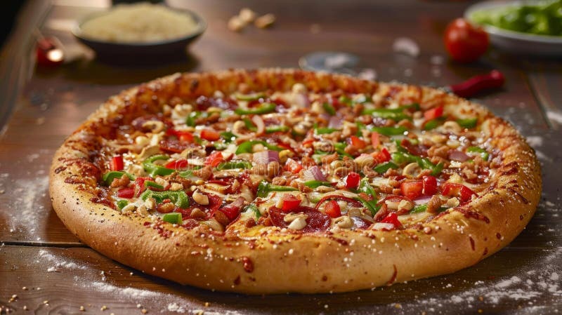 Pizza Pleasure: a Savory Scene of a Cheese-laden Pizza Slice, Its ...