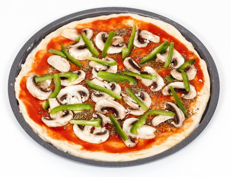 Pizza preparation stage 2 stock photo. Image of italian - 28897200