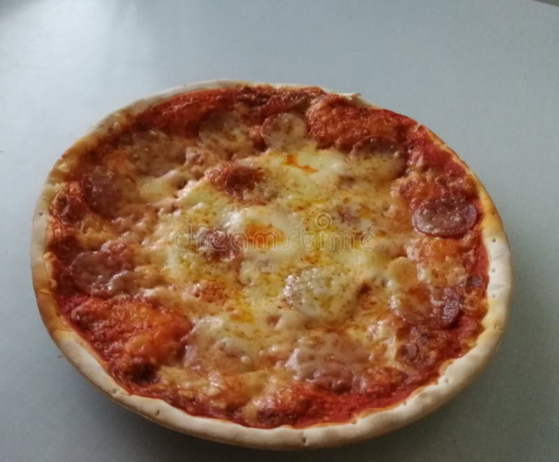 Pizza is ready stock image. Image of chef, professional - 14063533