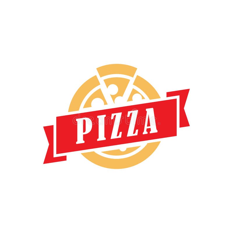 Pizza Related Icon on Background for Graphic and Web Design. Simple ...