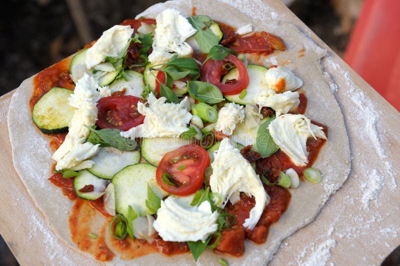 Pizza stock image. Image of healthy, cook, pepperoni - 32943589