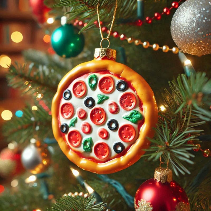 Pizza shaped ornament stock illustration. Illustration of glass - 352575226