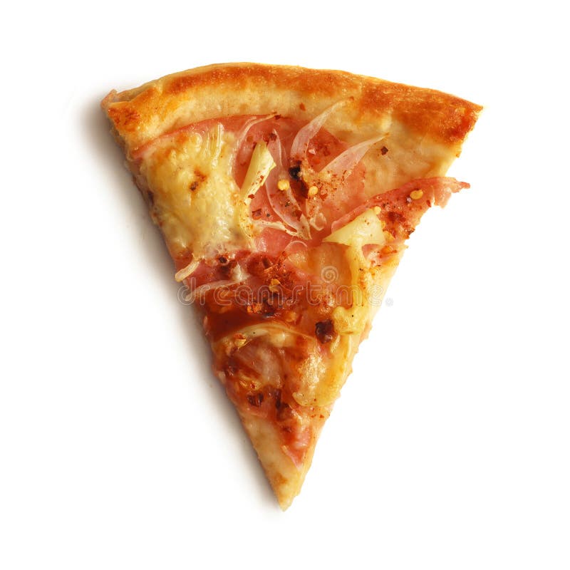 Pizza slice stock image. Image of isolated, meat, cooking - 10870363