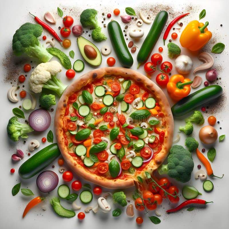 Pizza Slice Delicious on Light Background Stock Illustration ...