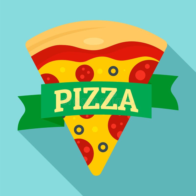Icon Of Pizza Slice Modern Pizzeria Logo Template Italian Food