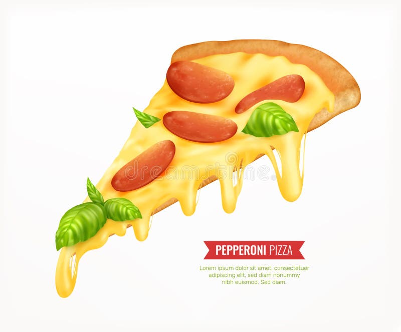 Pizza Slice Realistic Stock Illustrations – 743 Pizza Slice Realistic ...