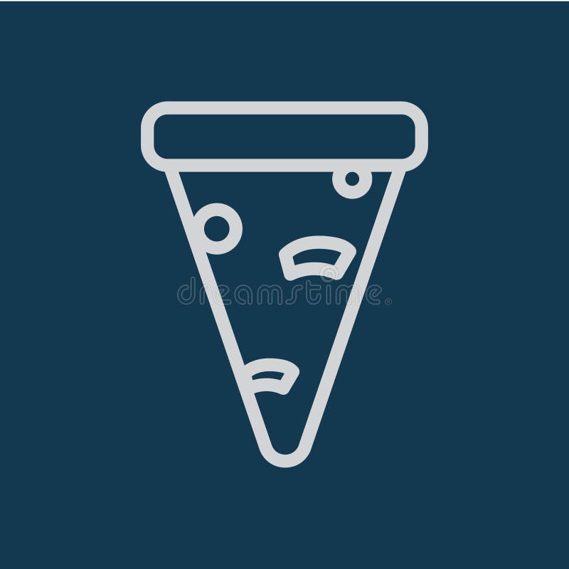 Pizza Slice. Vector Illustration Decorative Design Stock Vector ...