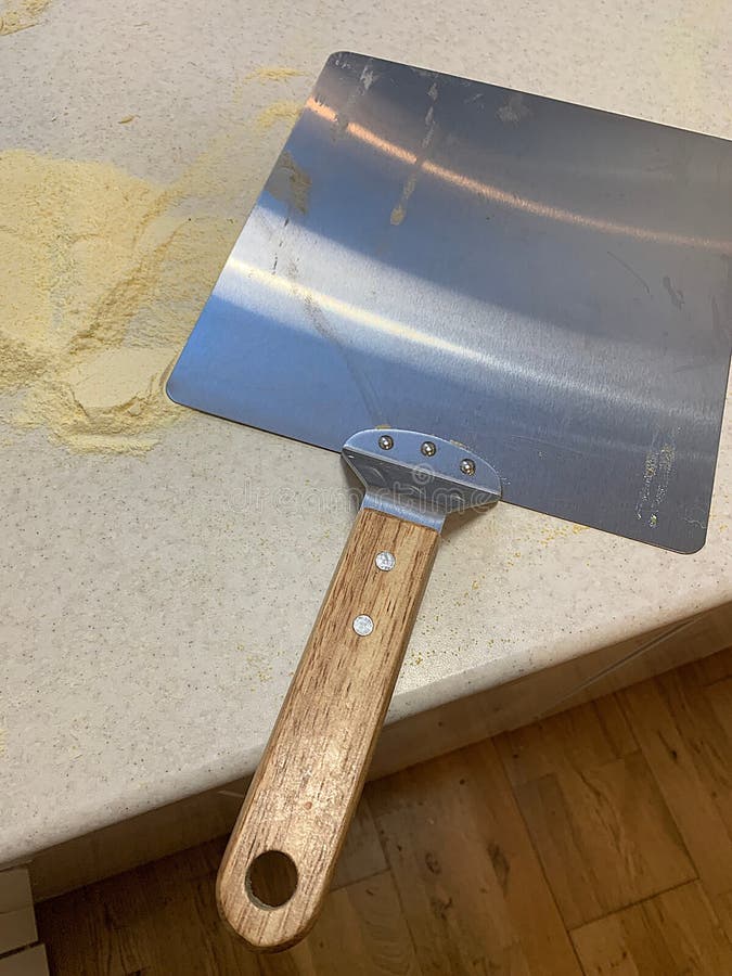 Pizza Spatula, Oven Tray, Metal Spatula, Oven Tool, Stock Image - Image ...