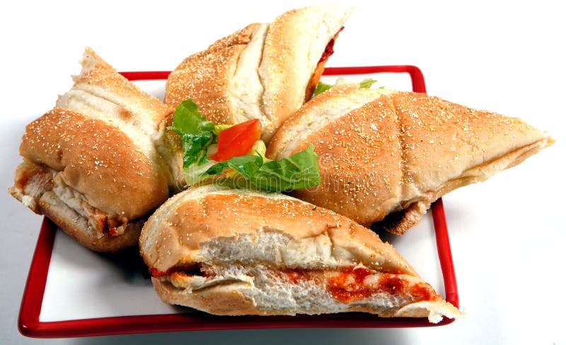 Pizza subs stock photo. Image of sauce, bread, pizza - 17114658