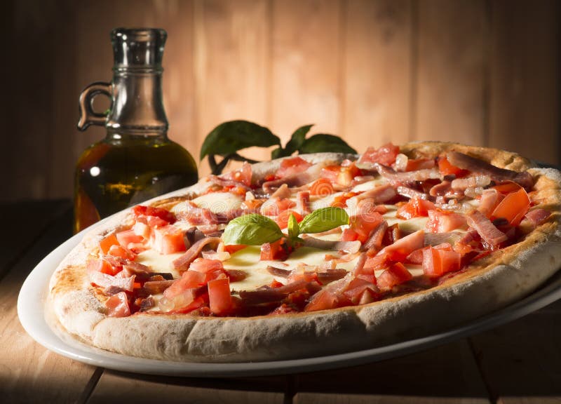 Pizza on the table stock image. Image of table, carbohydrates - 71905153